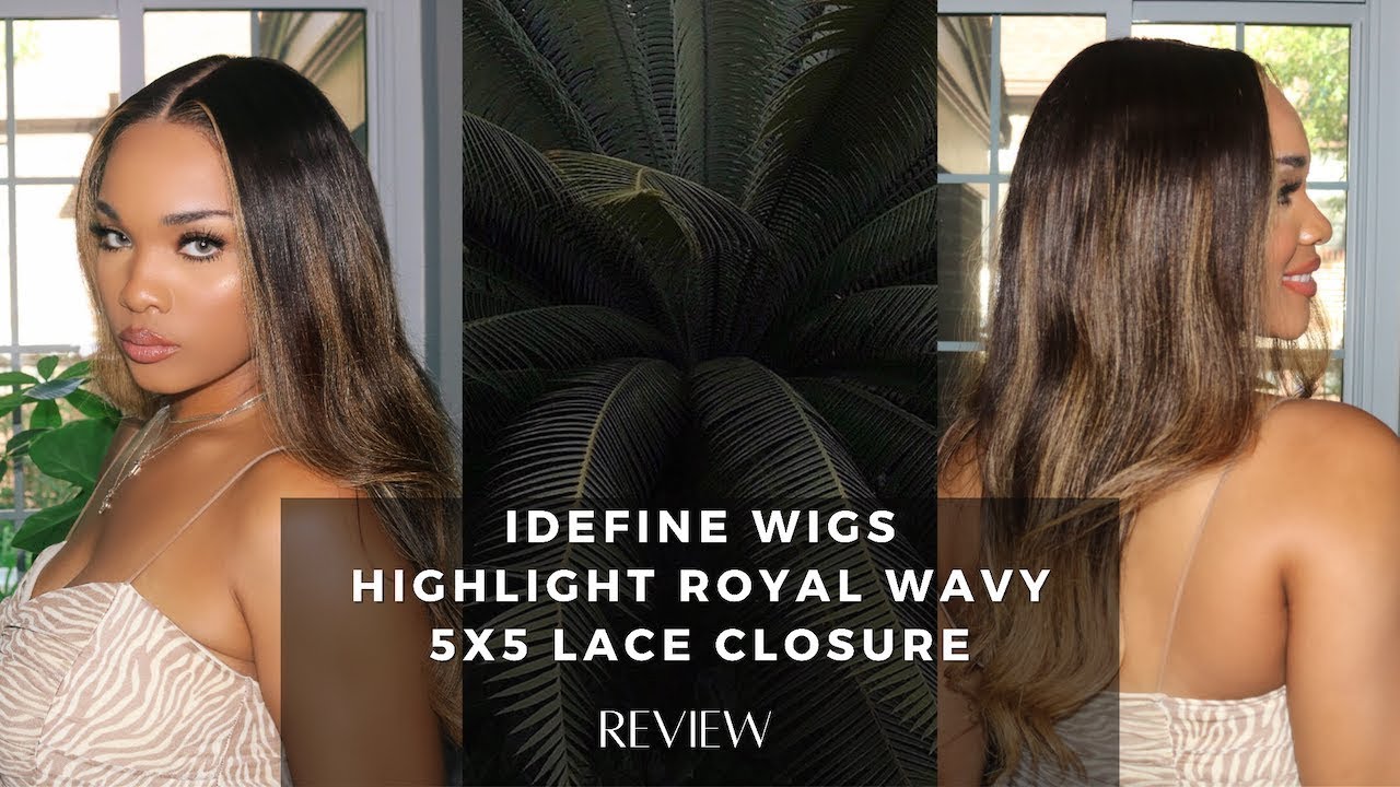 IDEFINE WIGS ROYAL WAVY 5X5 LACE CLOSURE - YouTube
