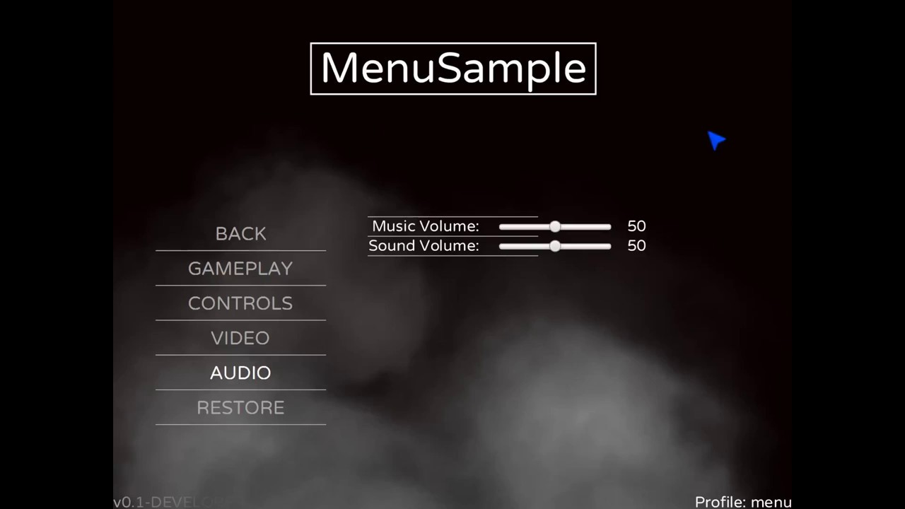 FXGL Demo: Particle Effects in Menu - YouTube