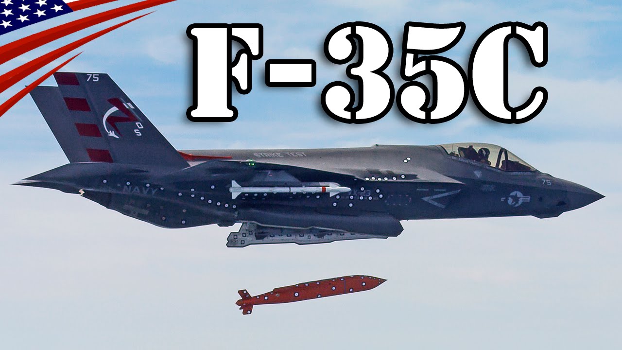 F-35C戦闘機(空母艦載型) AGM-154 JSOW 滑空誘導爆弾投下試験 - F-35C Lightning II AGM-154 ...