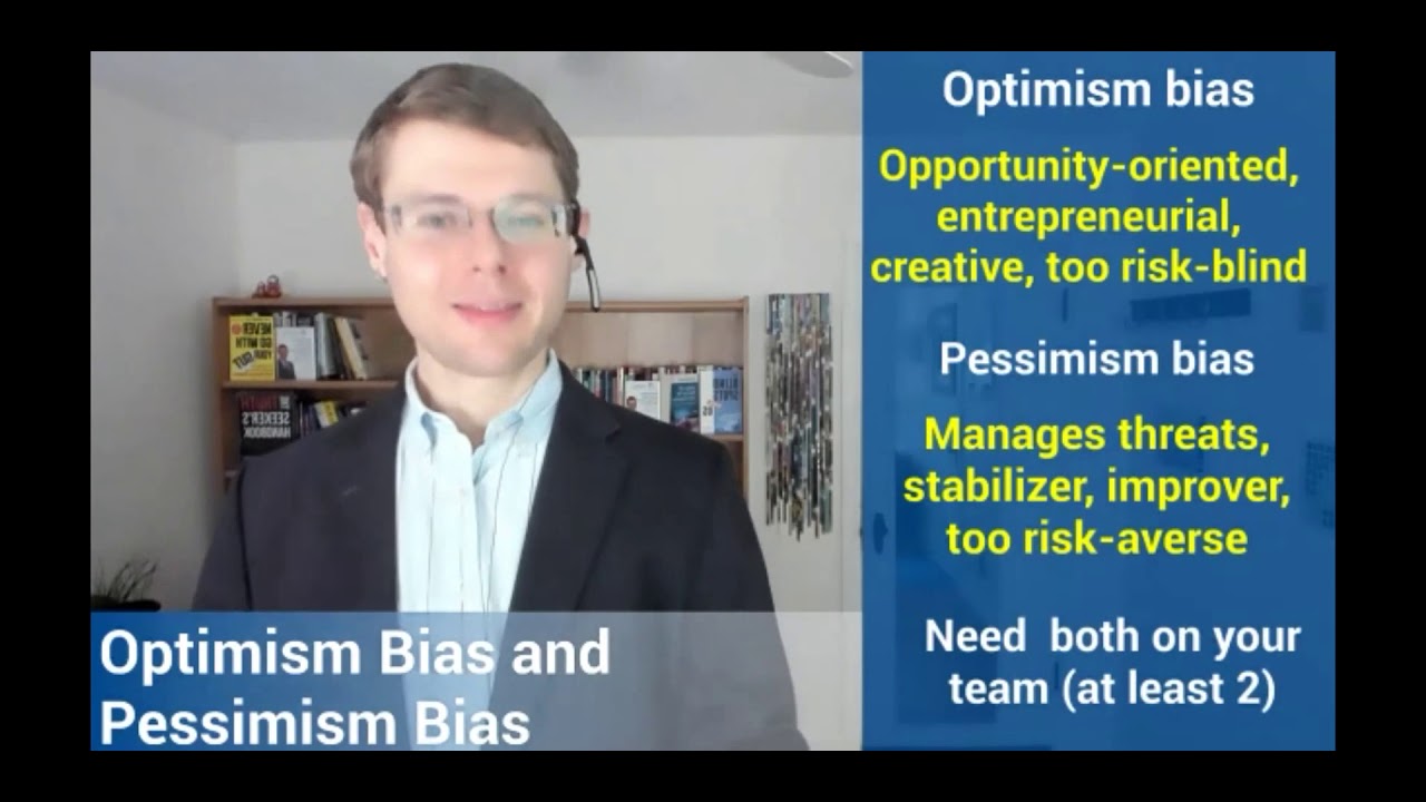 Optimism bias and pessimism bias - clip from webinar - YouTube