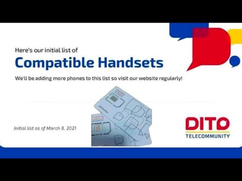 LIST OF HANDSET BRAND AND MODEL THAT ARE COMPATIBLE FOR DITO SIMCARD ...