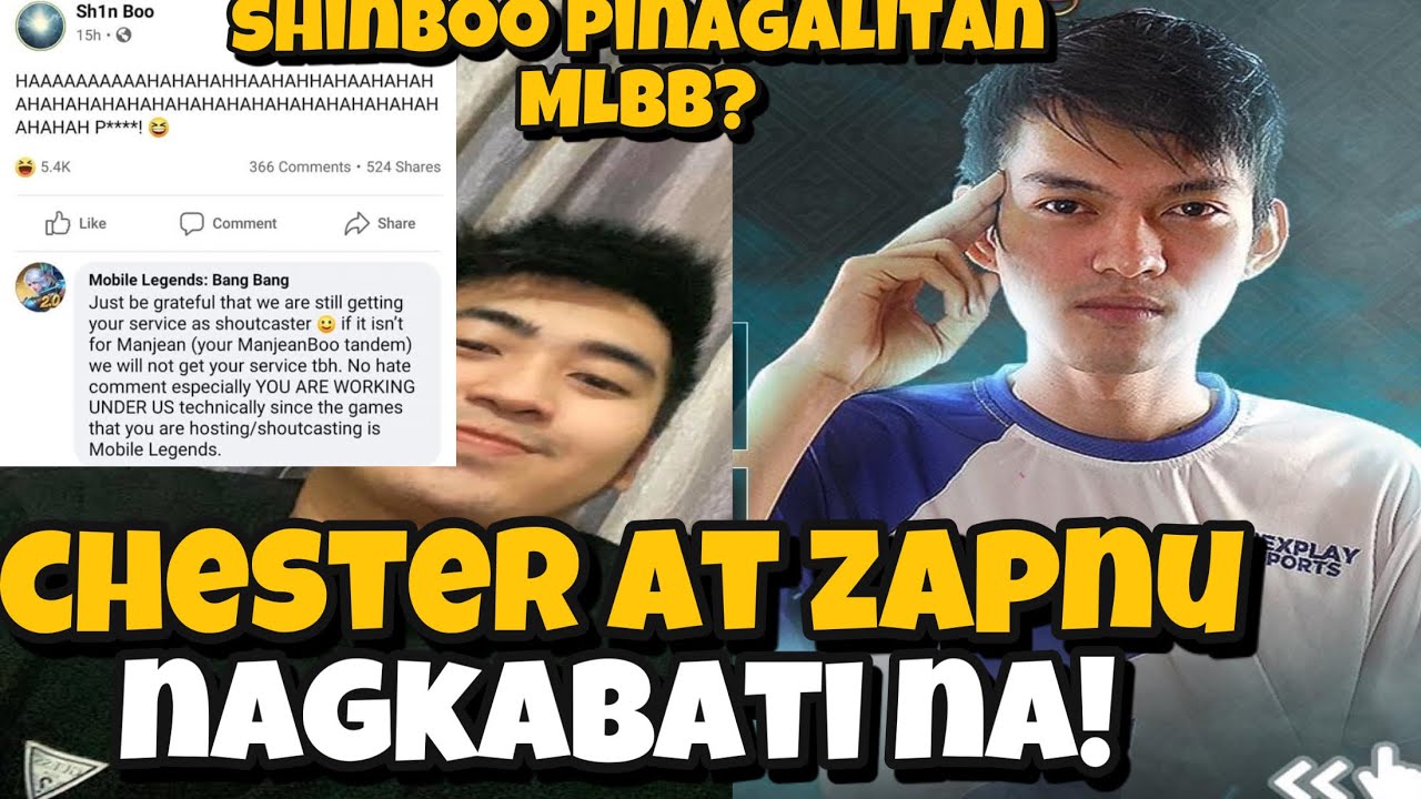 ZAPNU AT CHESTER BATI NA! SHINBOO PINAGALITAN NG MLBB??! DOGIE ...