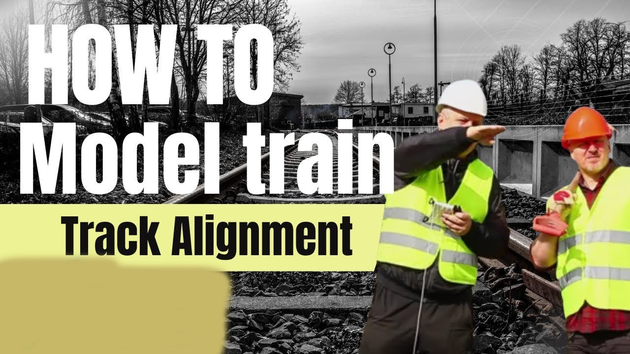 How to Do Model Train Track Alignment ｜ Model Railroad Buildings 💥 ...