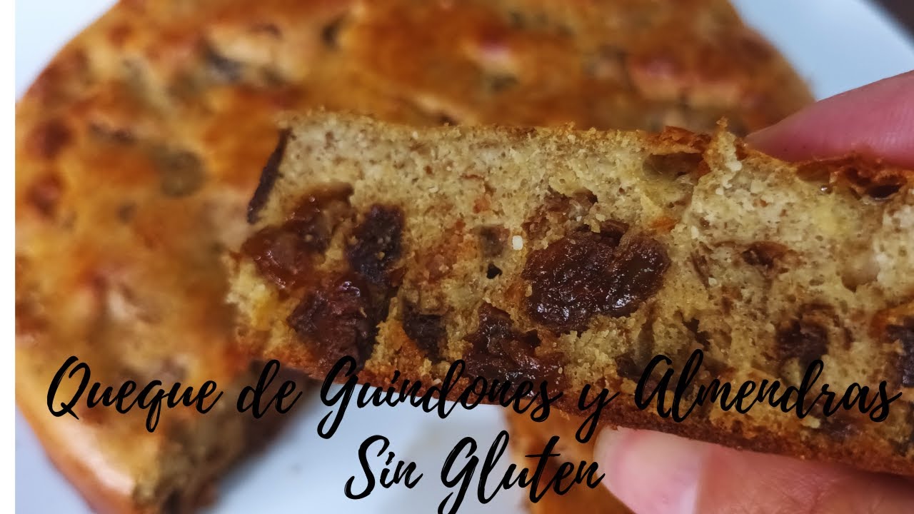 Queque de Guindones Esponjoso/ Solo 4 ingredientes/Sin Azúcar/Sin ...