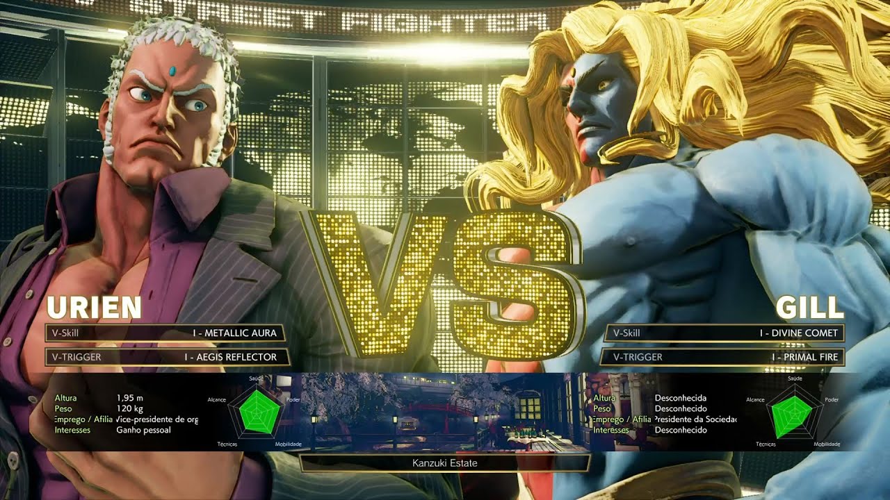 SFV - Urien vs. Gill (Level 5) - YouTube