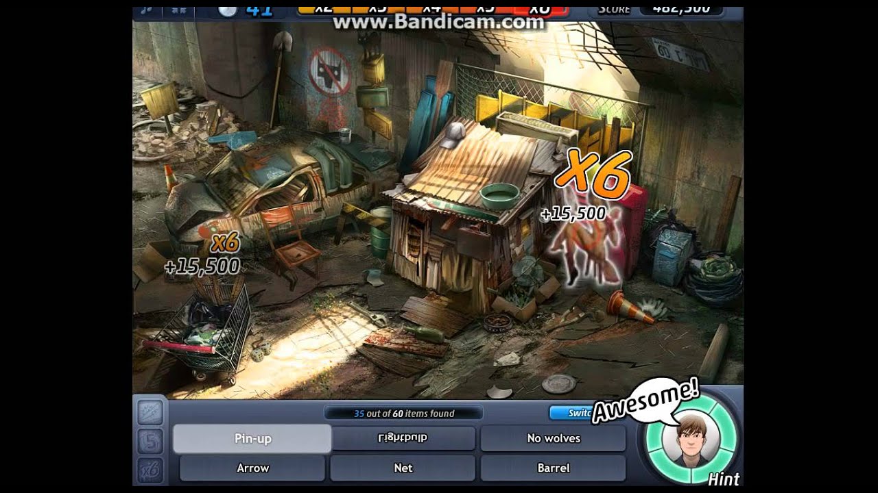 Criminal Case #3 - The Grim Butcher - Scene 6- Homeless Camp Bonus ...