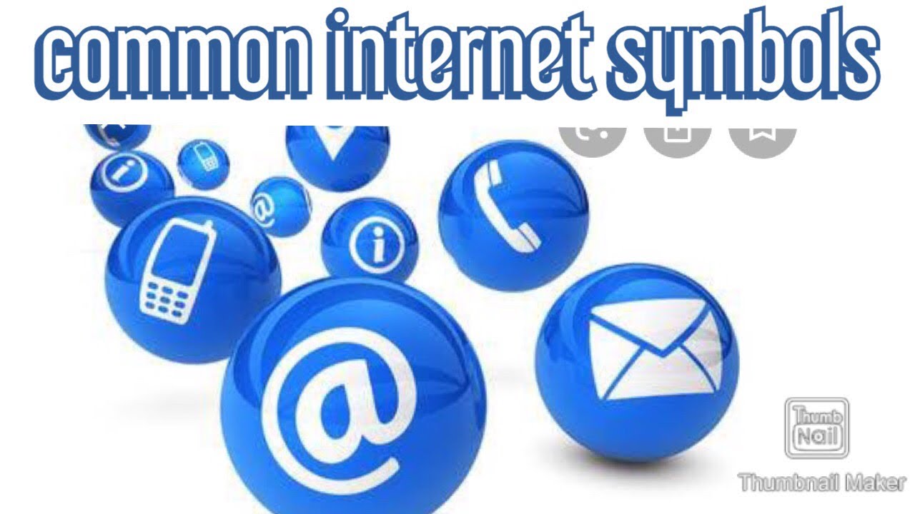 common internet symbols name - YouTube