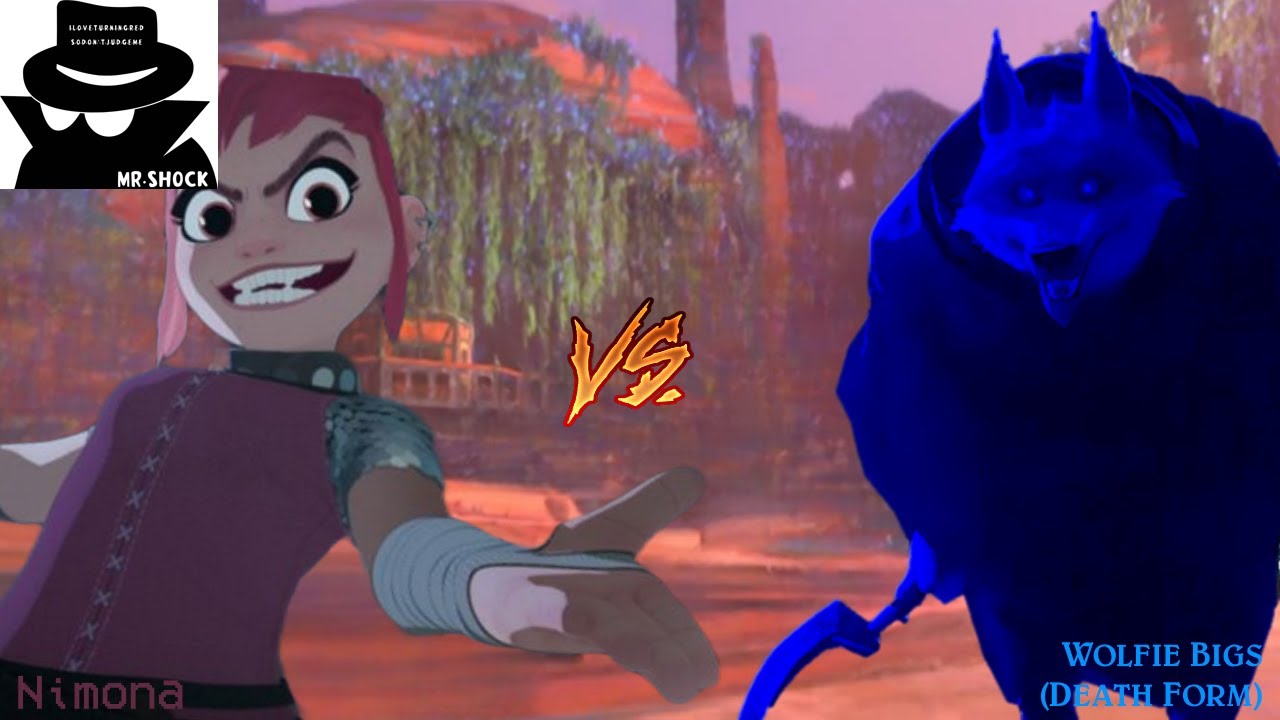 Nimona Vs. Wolfie Bigs (Death Form) - YouTube