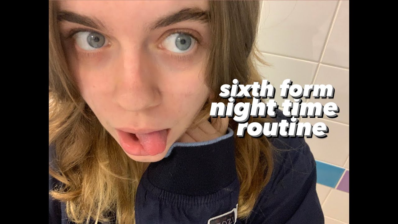 sixth form night time routine ( i did not sleep ) - YouTube