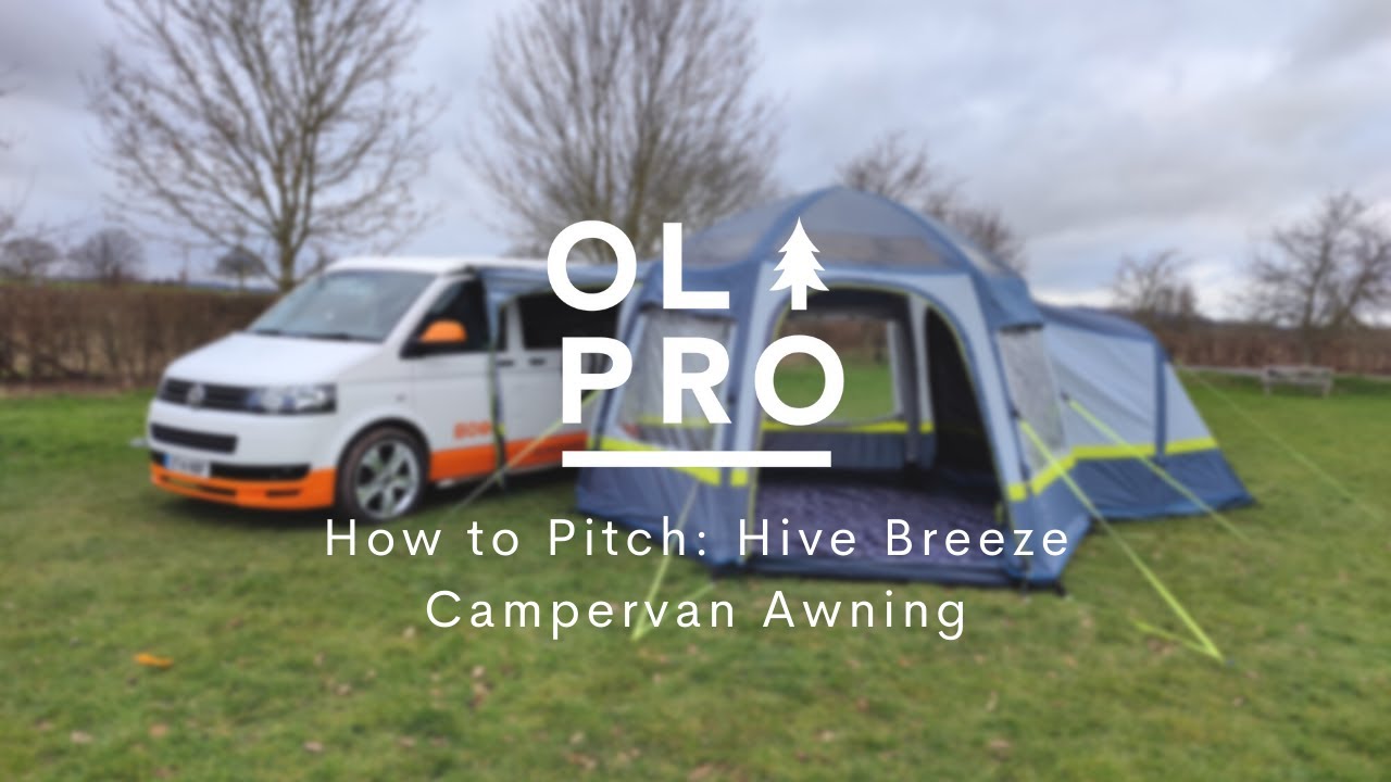 OLPRO | How to Pitch: Hive Breeze Campervan Awning - YouTube