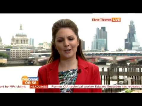 LAURA TOBIN:--: ITV Daybreak Weather -10 June 2013 - - YouTube