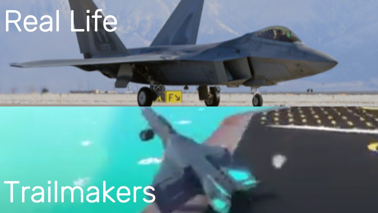 Building an F-22 RAPTOR in TRAILMAKERS! #trailmakers - YouTube