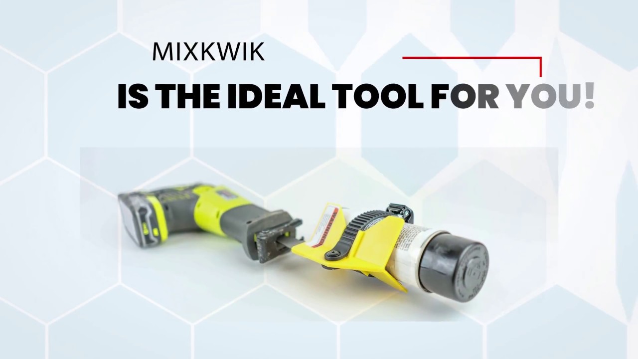 Mixkwik - Ideal Tool For Portable Paint Shakers - YouTube