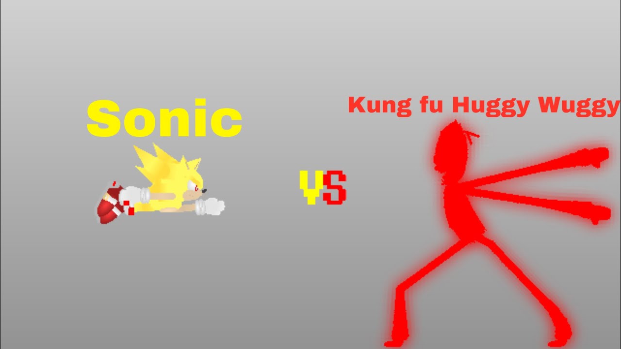 Sonic vs Kung Fu Huggy Wuggy Stick nodes animation. - YouTube