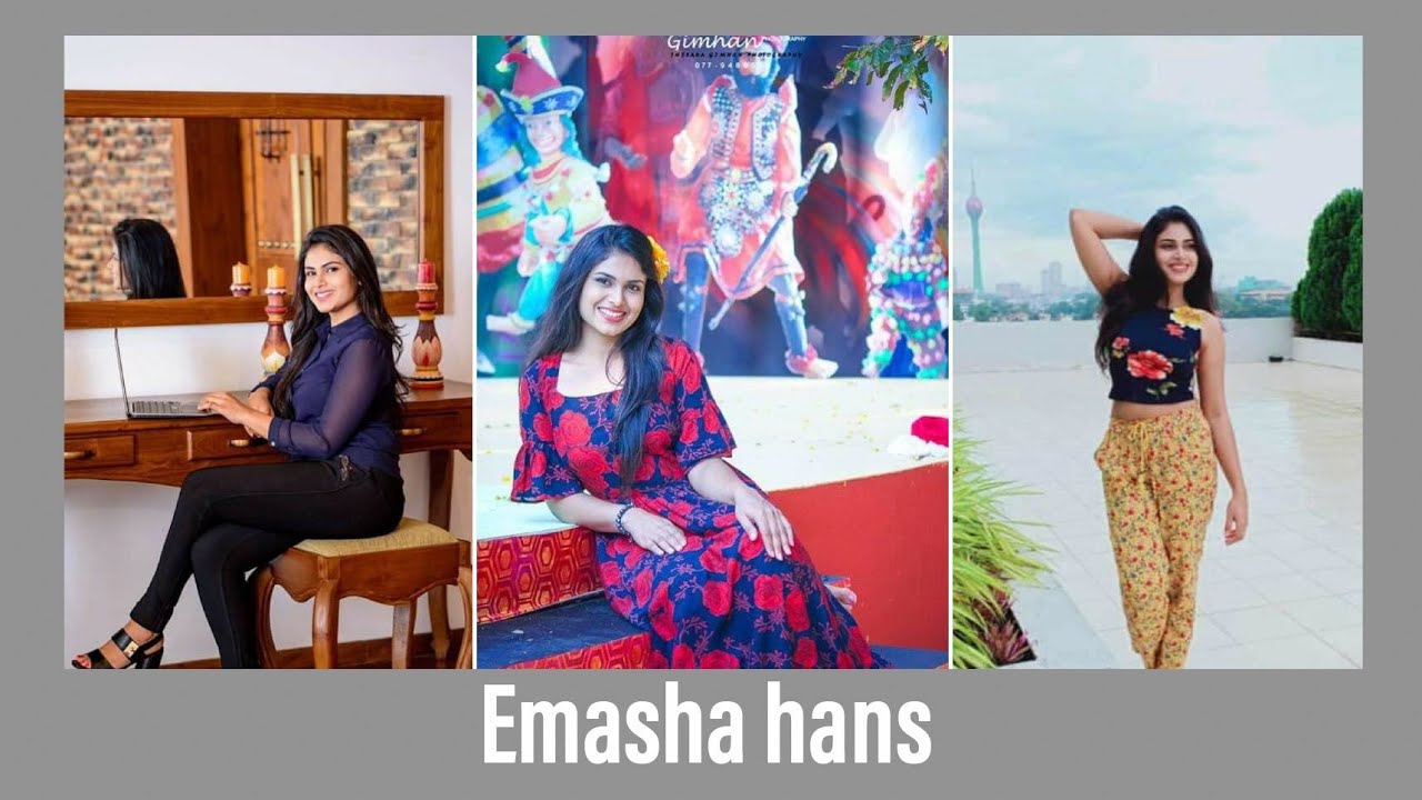 එමාශාගේ Hot පිංතූර ||Emasha Hans social media photos 2019 - YouTube