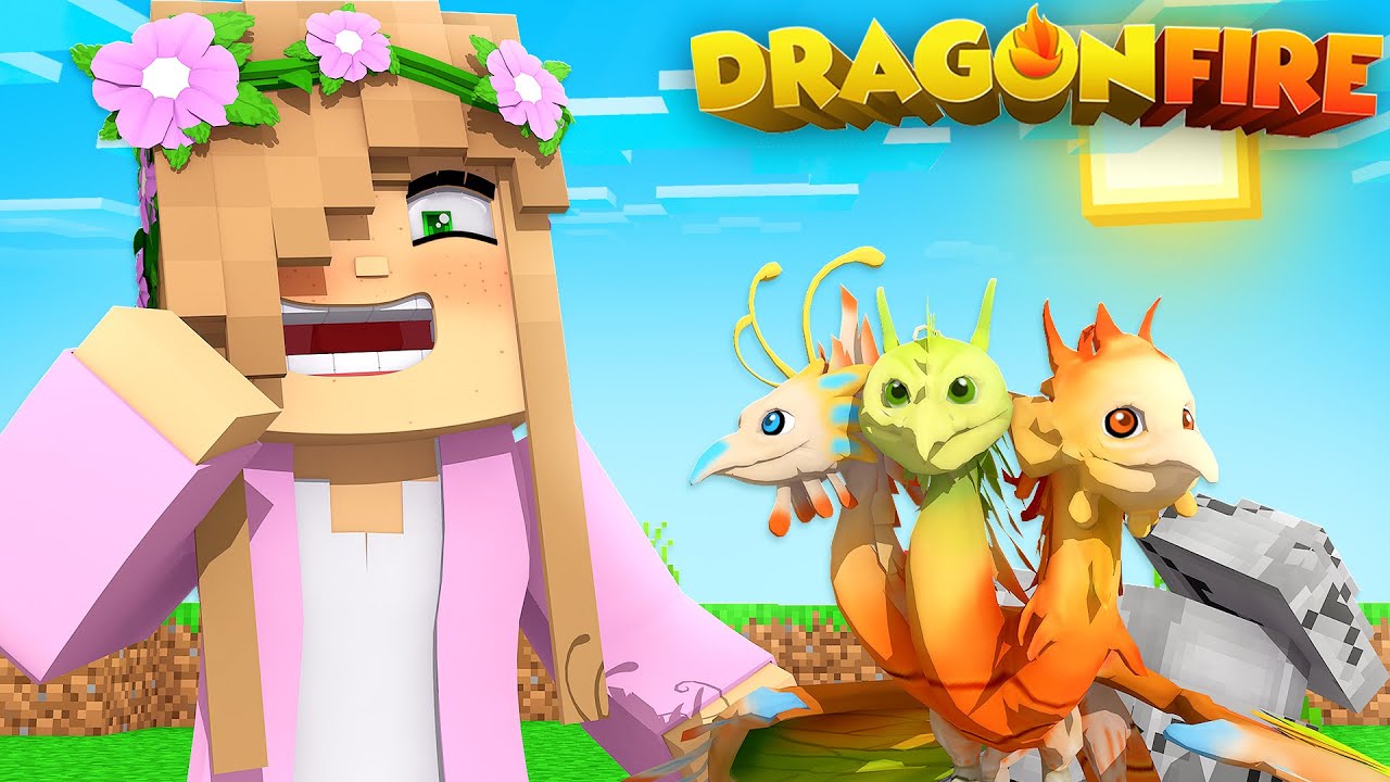 THE FIRST EVER *BABY HYDRA* DRAGON! | Minecraft DragonFire | Little ...