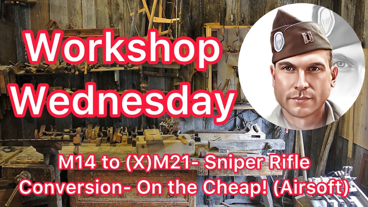 M14 to (X)M21- Sniper Rifle Conversion- On the Cheap! (Airsoft) - YouTube