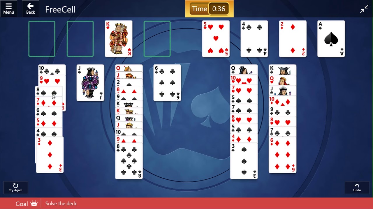 Game #7 | Microsoft Solitaire Collection February 18, 2018 Event - YouTube