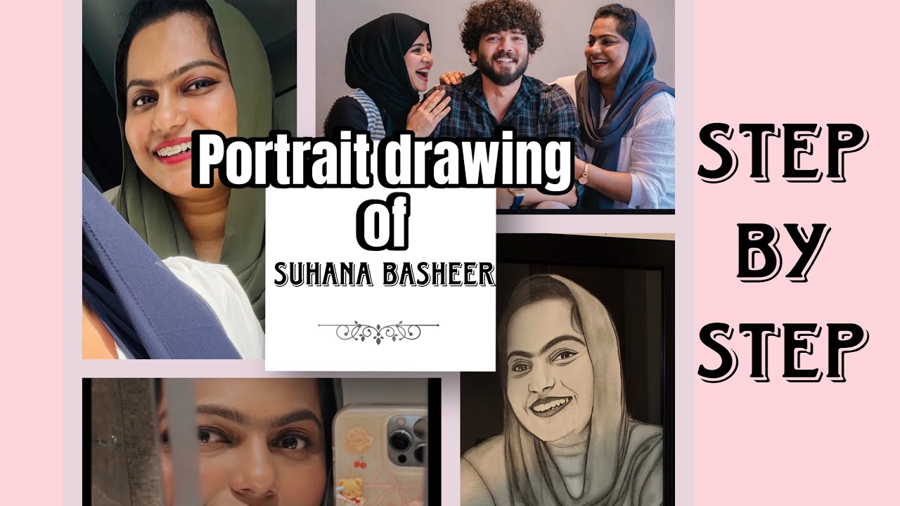 Suhana Basheer | Pencil drawing | step by step - YouTube