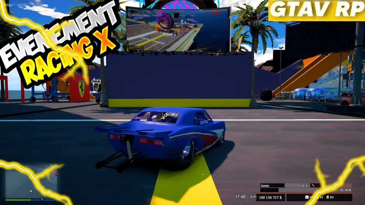 ÉVENEMENT RACING X ! GTAV RP FANTASTIC - YouTube