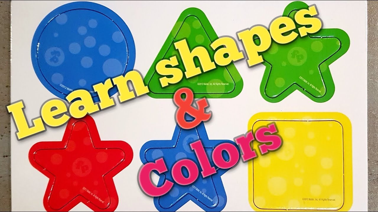 Tiny Tots kids Tv # learn colors with Shapes: star, circle, triangle ...