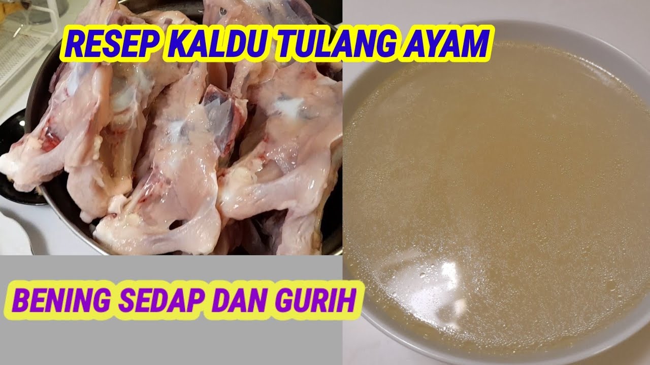 Cara Membuat Kaldu Ayam Super Sedap - YouTube