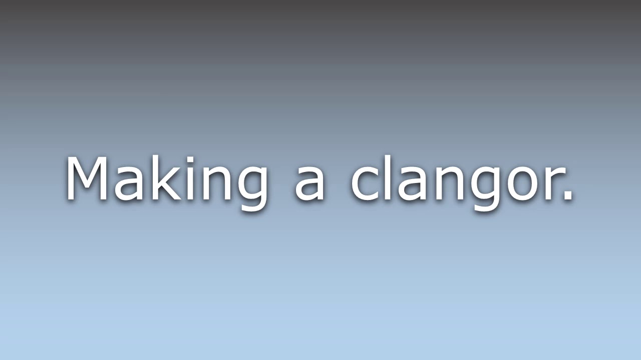 What does Clangorous mean? - YouTube