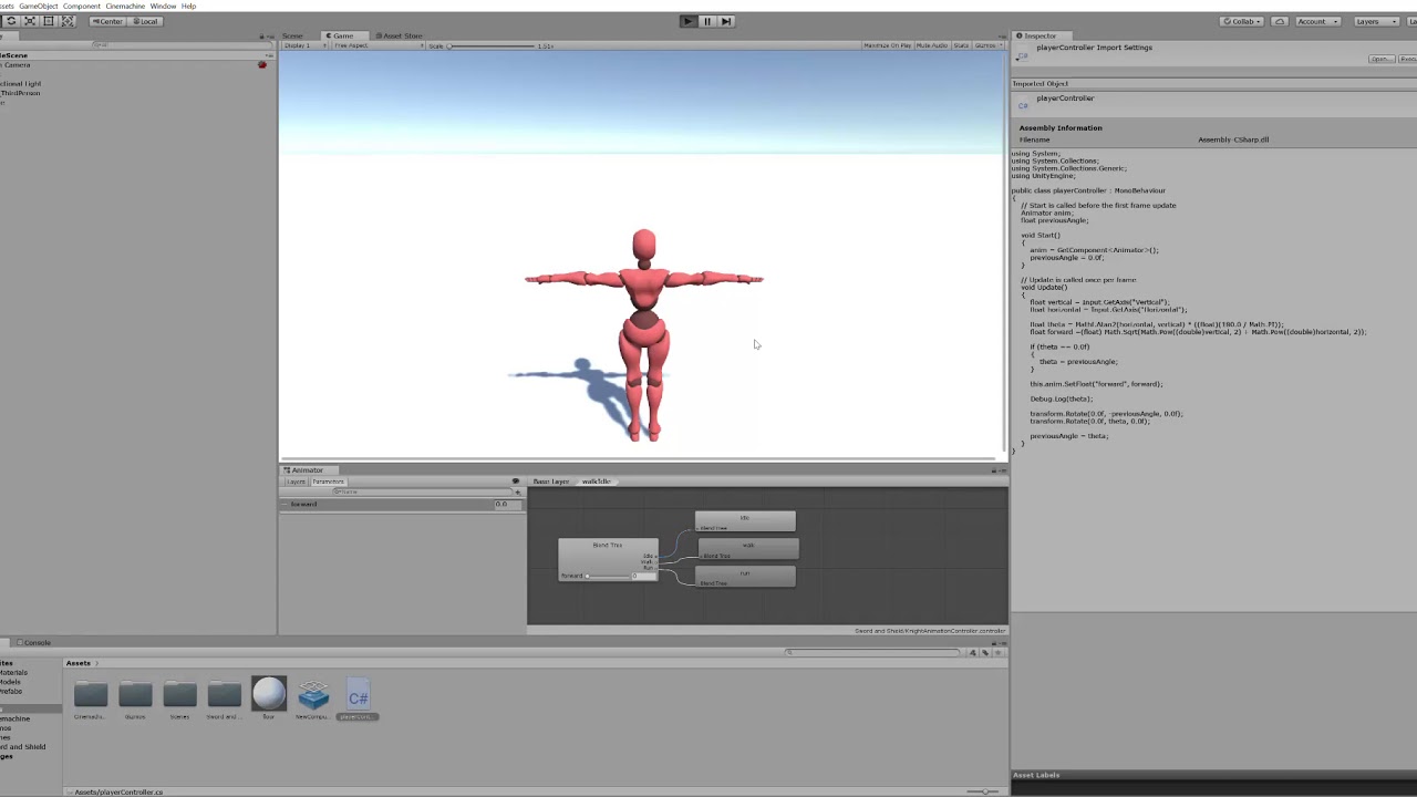 Blend tree demo - YouTube