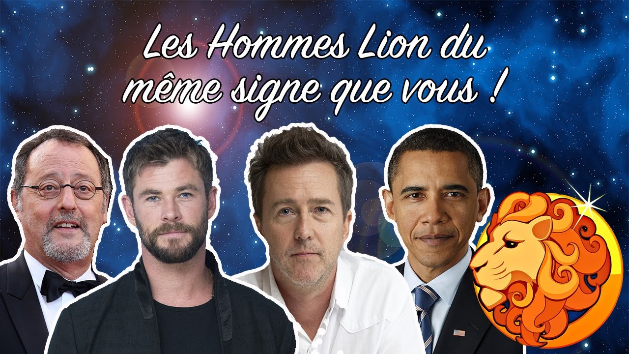 Célébrité Astrologie : Les hommes célèbres qui sont du signe Lion ♌ ...