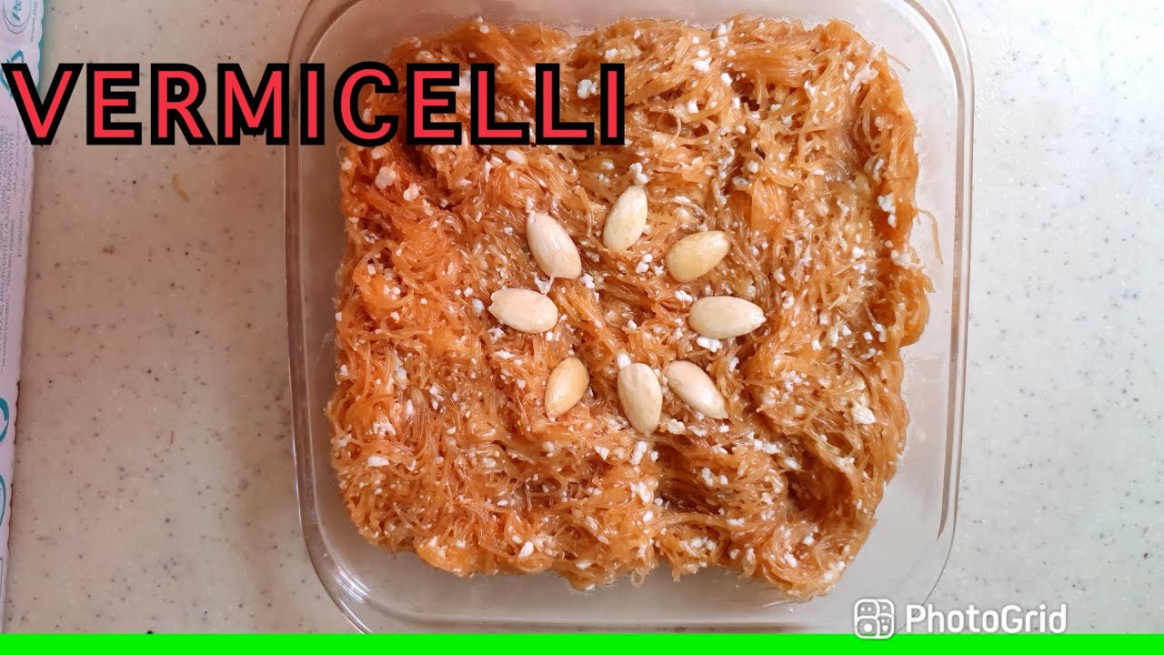 Vermicelli recipe/dry sweet - YouTube