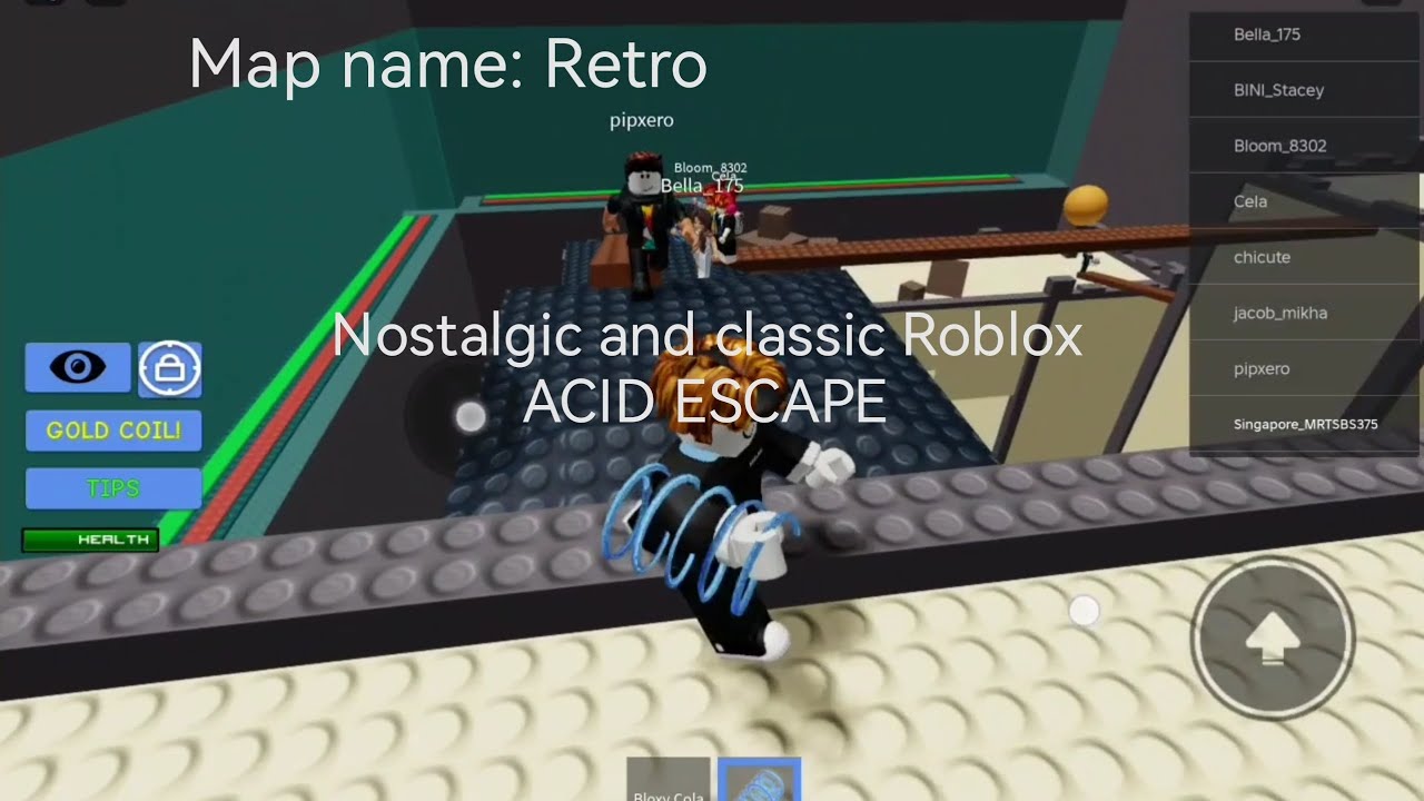 Escaping the nostalgic and classic Roblox map from acid - YouTube