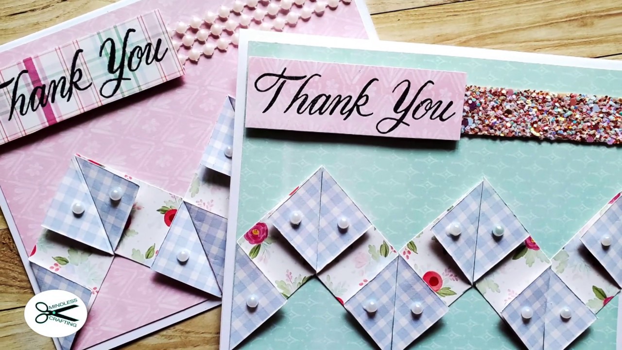 Chevron Fold Card | Subscriber Request - YouTube