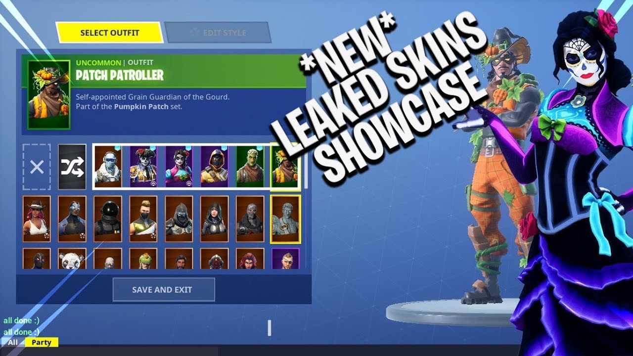 *NEW* UNRELEASED SKINS AND EMOTES | *EARLY* FORTNITE SKIN SHOWCASE ...