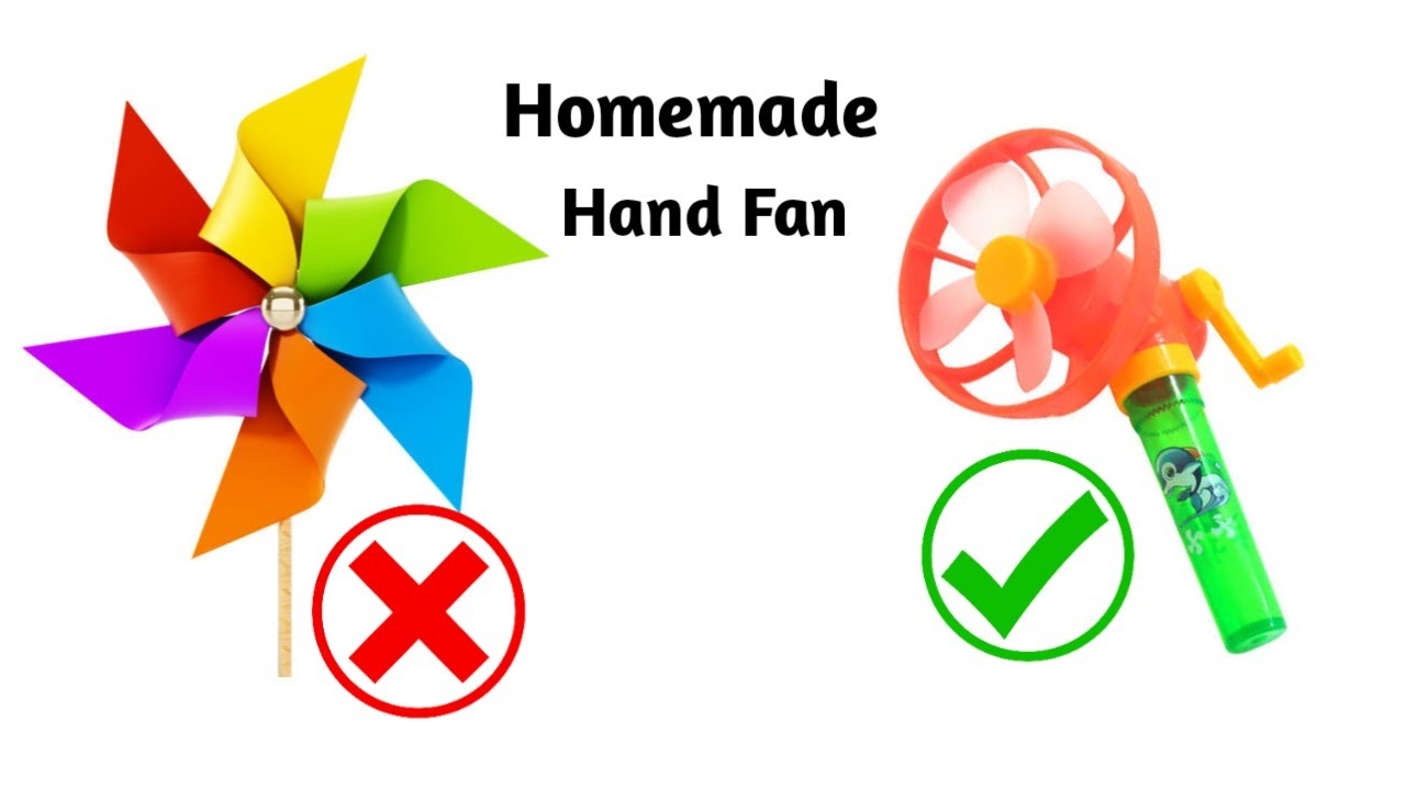Homemade High Speed Fan | How to Make a Hand Fan at Home | Mini ...
