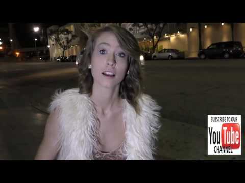 Stefanie Joy talks about if porn is really acting arriving to the AVN Awards Nomination Party at Ava