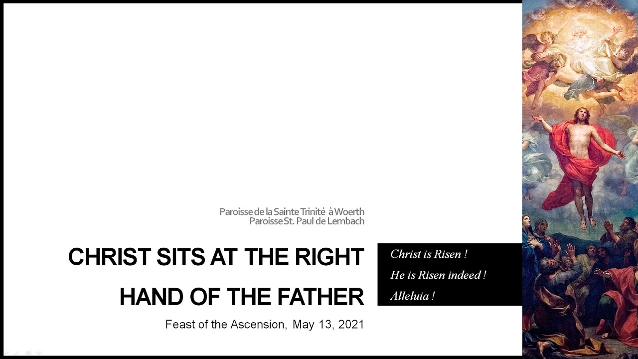 Christ Sits At The Right Hand of the Father - YouTube