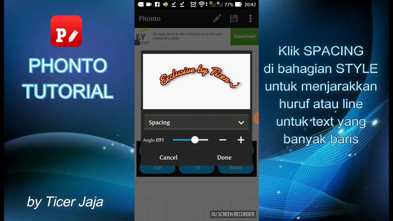 Apps Phonto Tutorial - YouTube