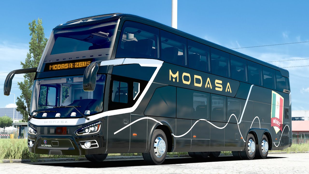 Scania / Modasa Zeus 4 | ETS2 1.47 Bus mods - YouTube