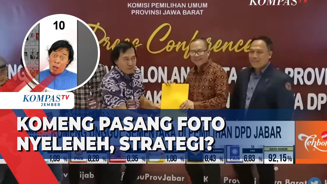 Terungkap! Ini Alasan Komeng Pasang Foto Nyeleneh di Surat Suara - YouTube
