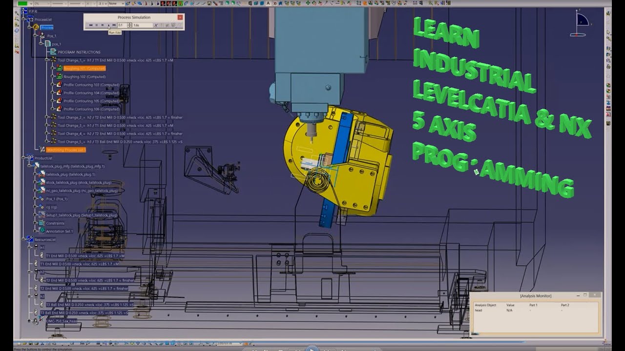 AERO NC PROGRAMMING _CATIA_NX_ - YouTube