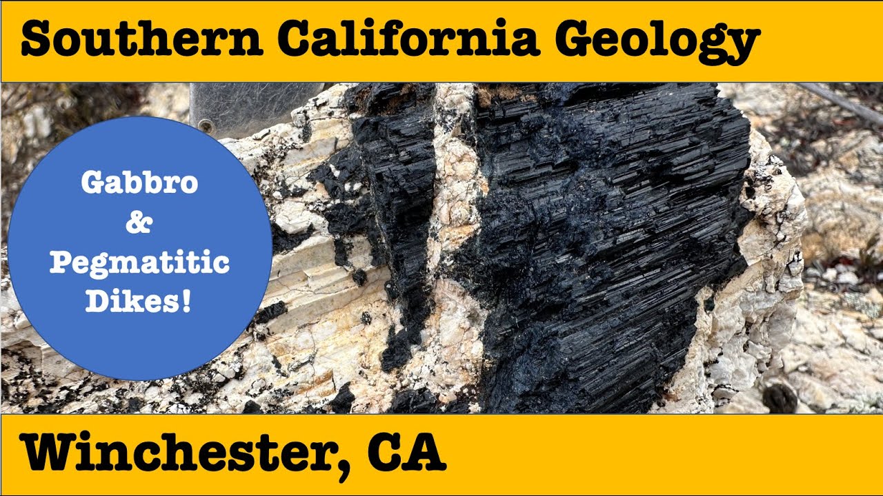 Southern California Geology | Gabbro & Pegmatitic Dikes - YouTube