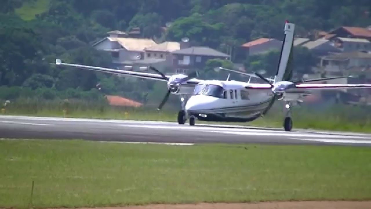 Turbo Commander AC95 Decolagem Jundiaí-Sp - YouTube