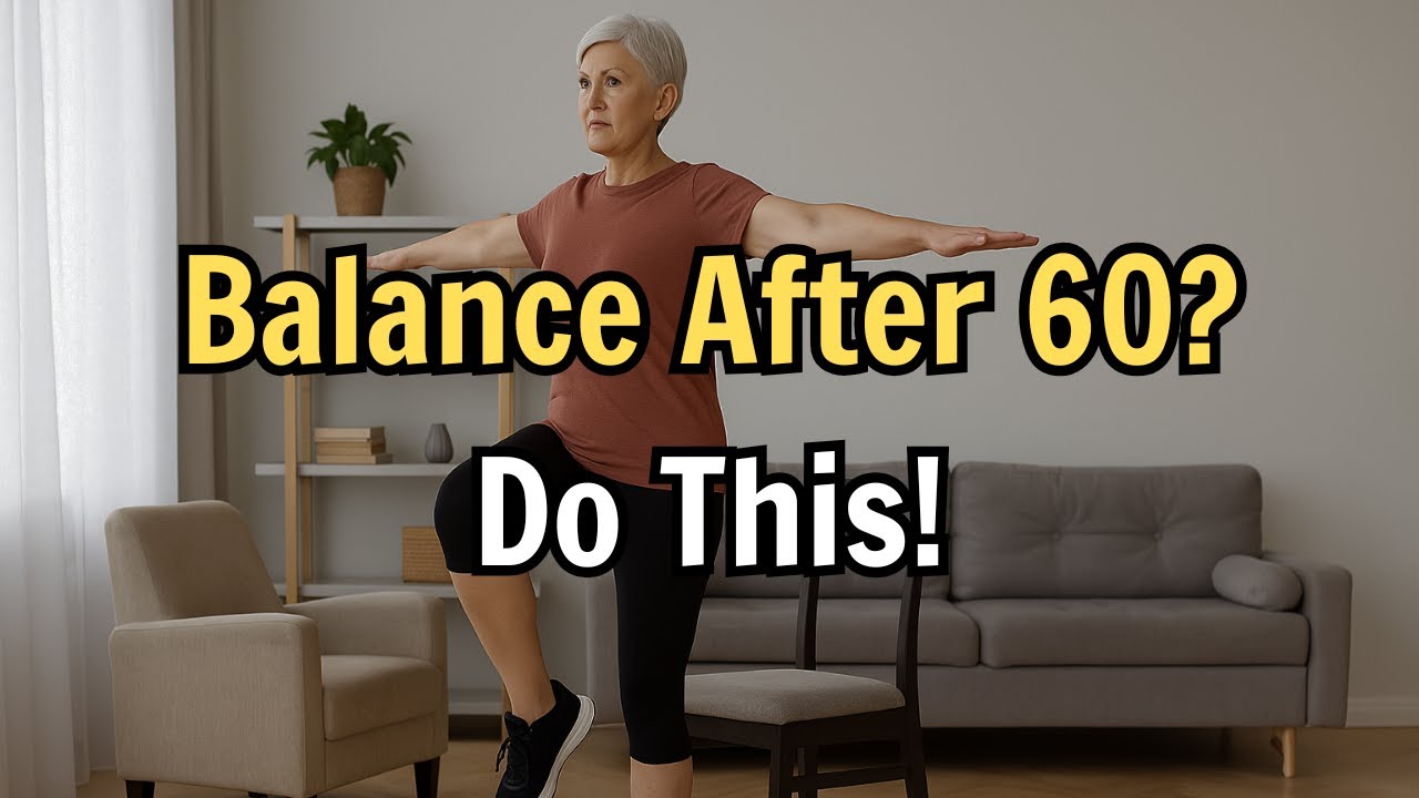 10-Minute Balance Exercises for Seniors Over 60 – Prevent Falls and ...