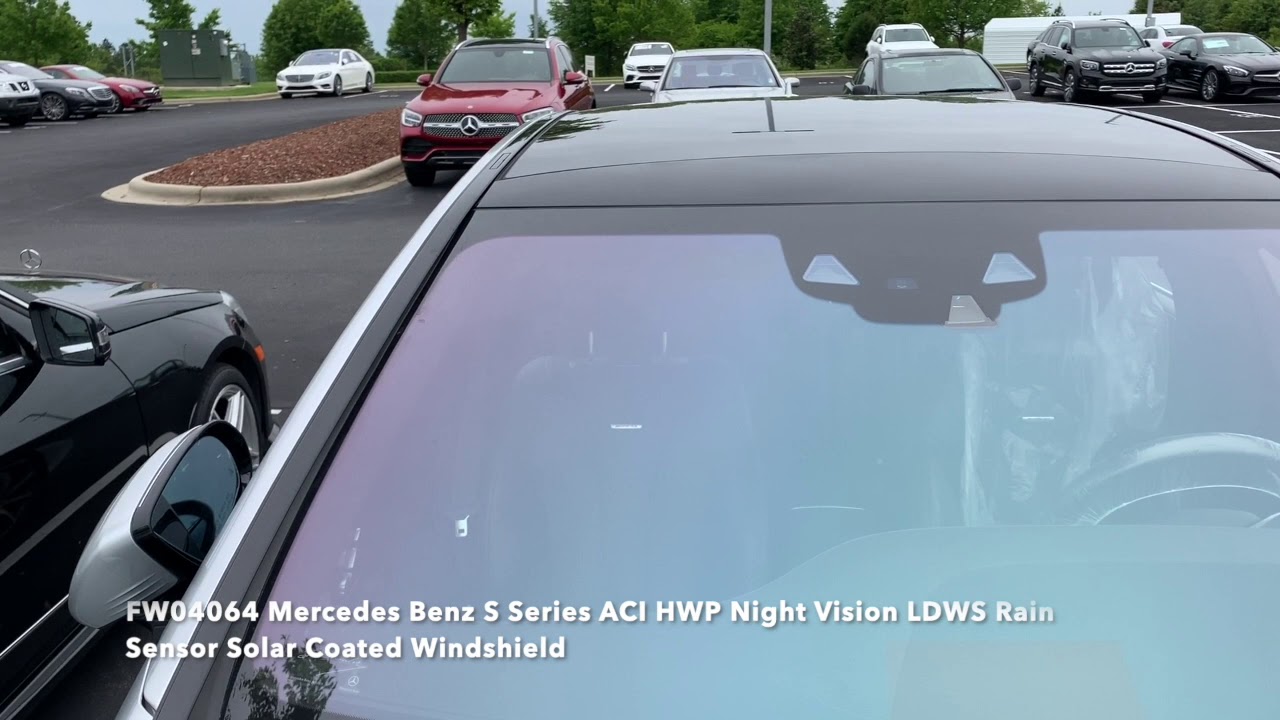 FW04064 Mercedes Benz S Series ACI HWP Night Vision LDWS Rain Sensor ...