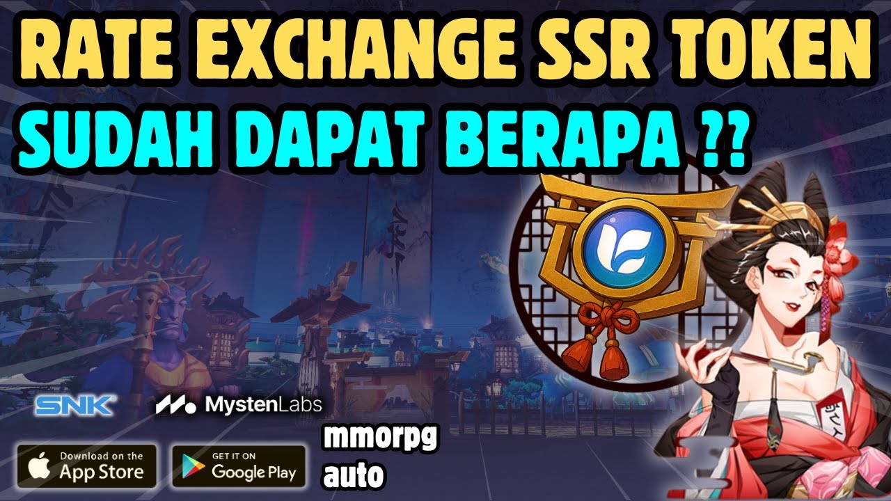 Pahami Ini Sebelum SSR Di Convert Game NFT Gratis Samurai Shodown ...