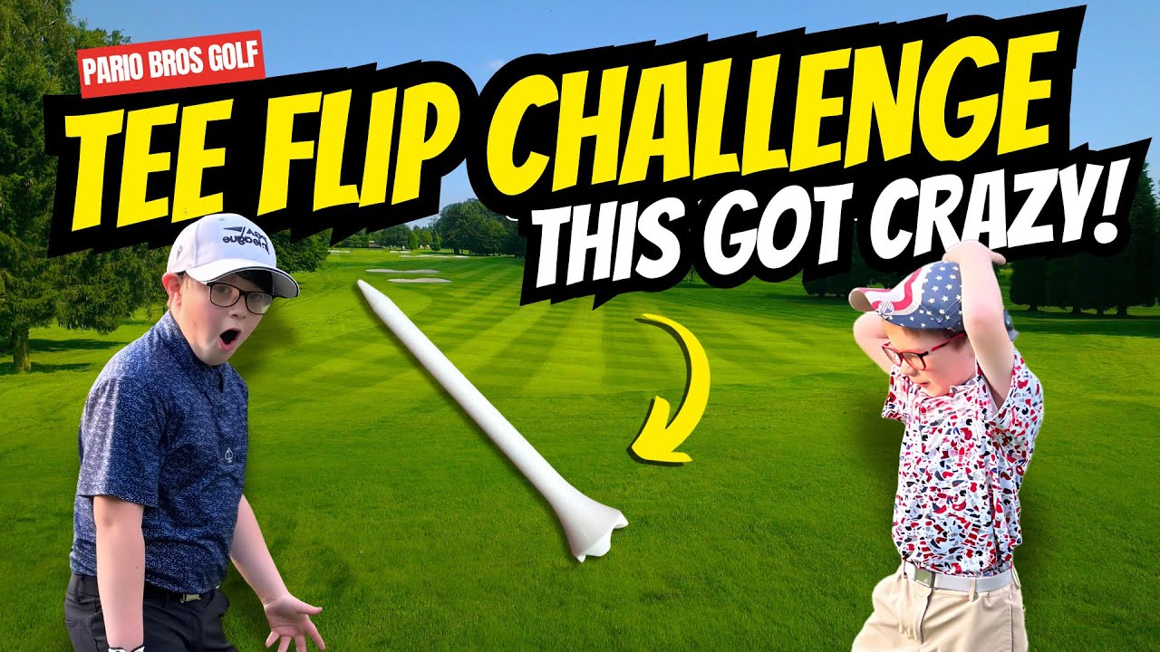 Our Tee Flip Golf Challenge Got Intense! - YouTube