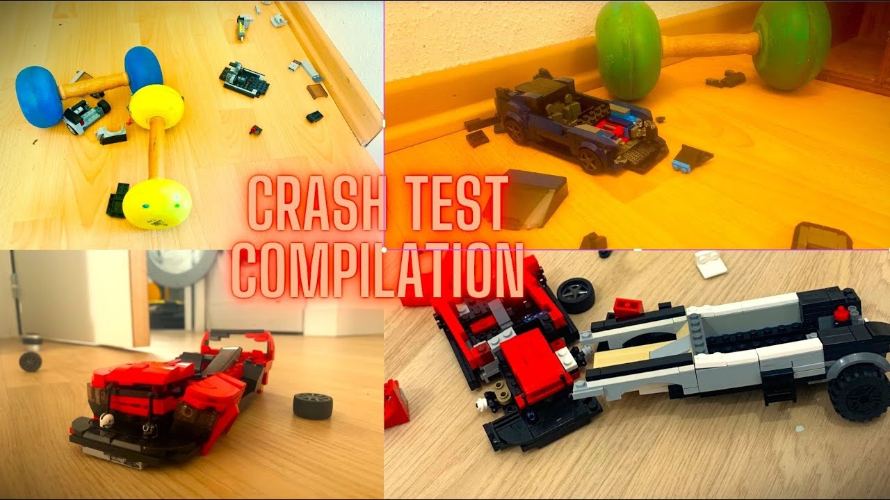 Lego Car Crash Compilation - YouTube