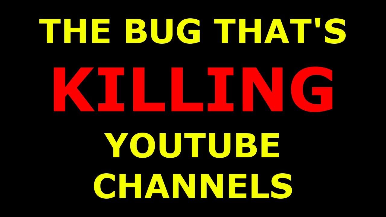 This bug has been KILLING YouTube channels - The invalid traffic bug ...