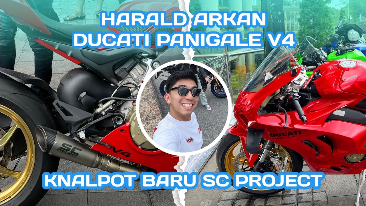 HARALD ARKAN DUCATI PANIGALE V4 GANTI KNALPOT SEHARGA XMAX⁉️ - YouTube