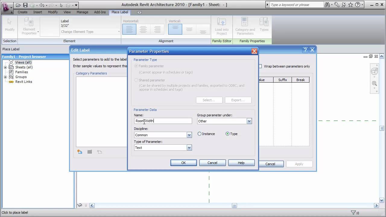 CADclip Lab - Room Size - RAC-10-LA-07-02 - Annotation Family - YouTube